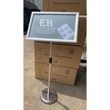 A3/A4 Adjustable Sign board Stand Poster Display Sign Stand Holder ...
