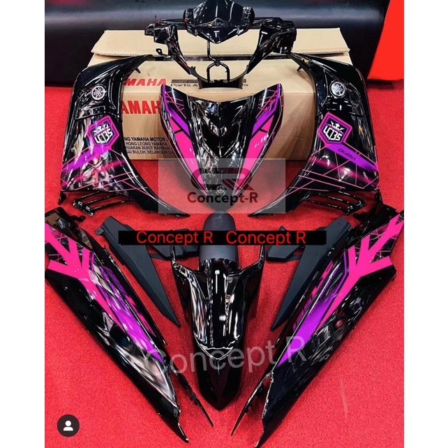 Mseki/HLD Cover Set LC135 V4/V5/V6/V7 Design Y15ZR Black Pink/Red ...