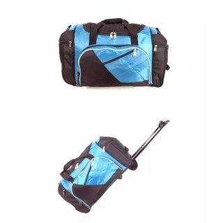4 Way Duffel Bag Sling Shoulder Hand Carry Trolley Travel Sports Gym ...