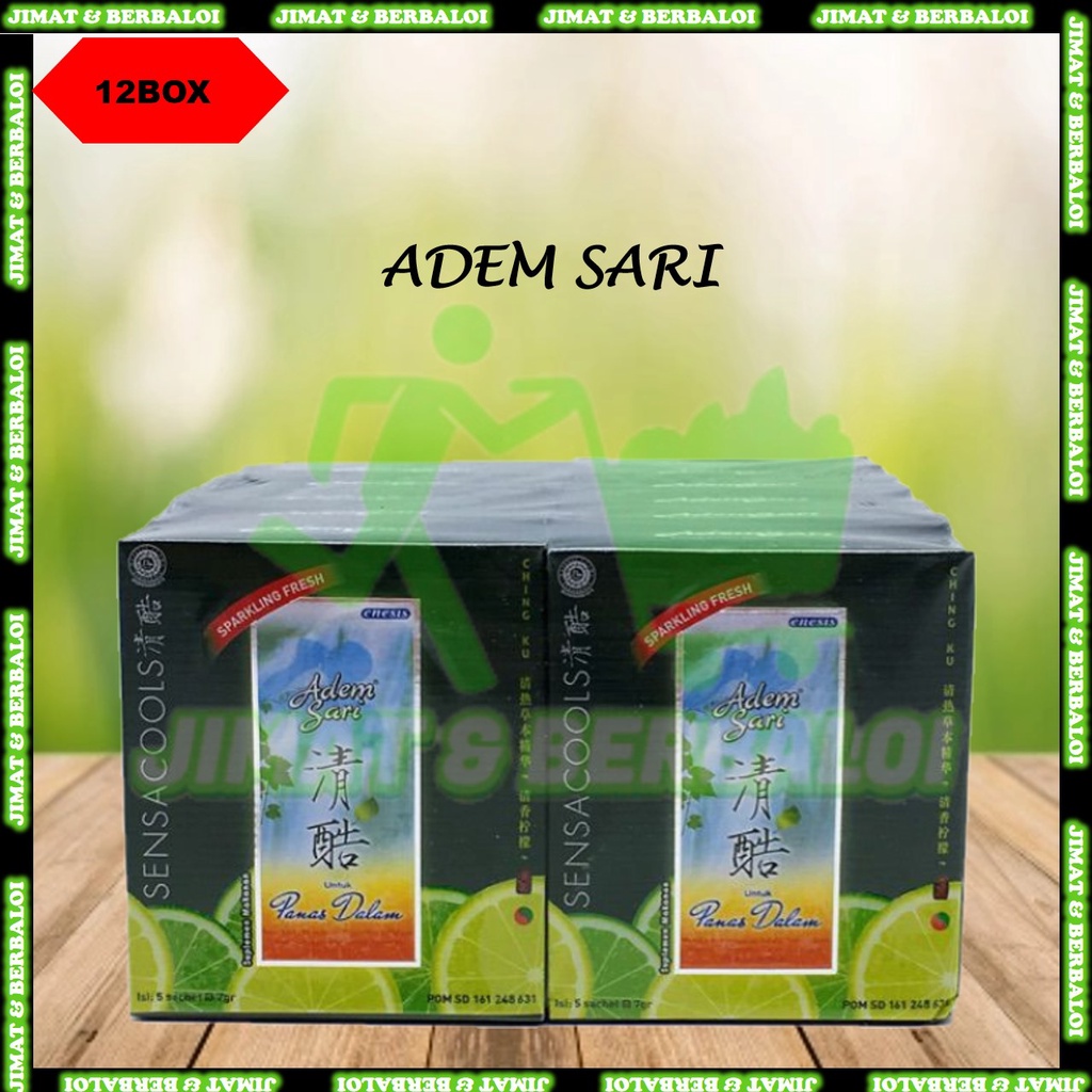 Adem Sari Packing Baru Original Indonesia 12 Box (60sachets) | Shopee ...