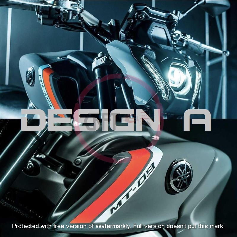 CFS408 Yamaha MT-09 MT09 V3 Logo Side Fairing Fuel tank Stiker Sticker ...