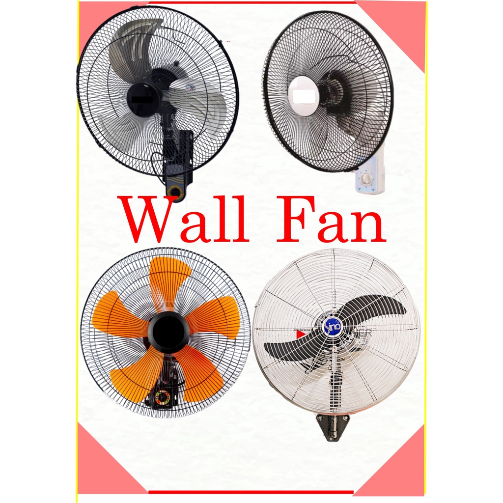 MIND / SINO Wall Fan Pull Cord Remote Control Kipas Dinding/ Industrial ...