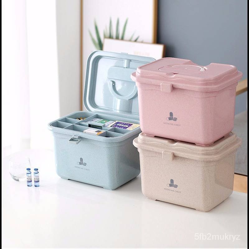 OKCi Kotak ubat keluarga isi anak kotak ubat kecil bayi kotak perubatan ...