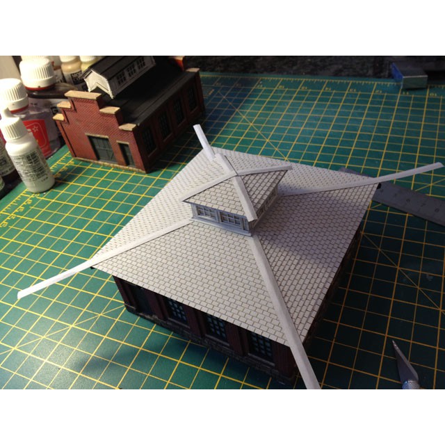 Modelling Roof ABS Layout Model Building Diorama DIY Dollhouse ...