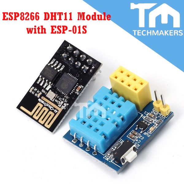ESP8266 DHT11 Temperature Humidity Sensor Module with ESP-01S for WiFi Smart Home IOT DIY Kit ...