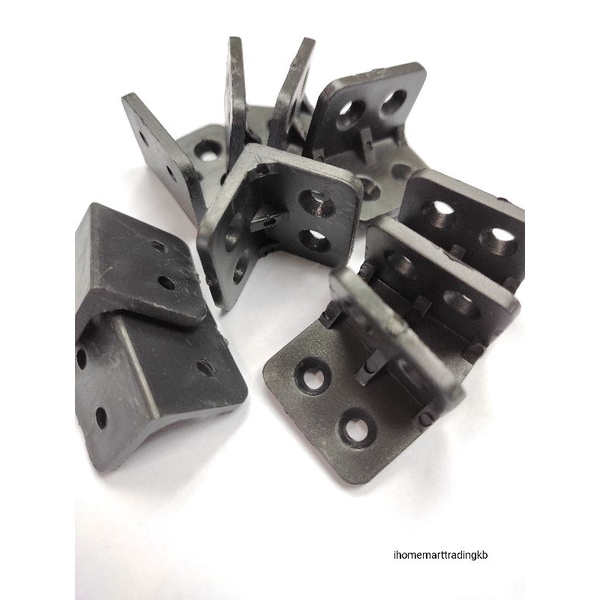 (10 PCS) 1" X 1" PVC L BRACKET BLACK | Shopee Malaysia