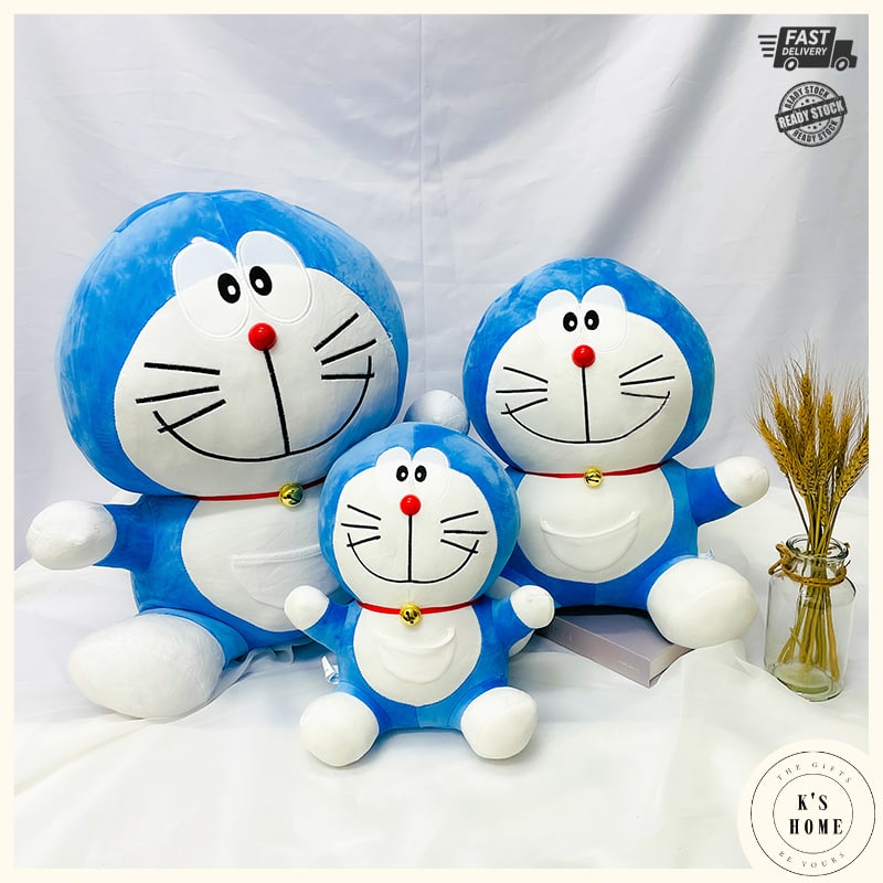 ⭐️ Doraemon Cartoon Cute Super Soft Plush Toys Baby Kids Plush Toys ...