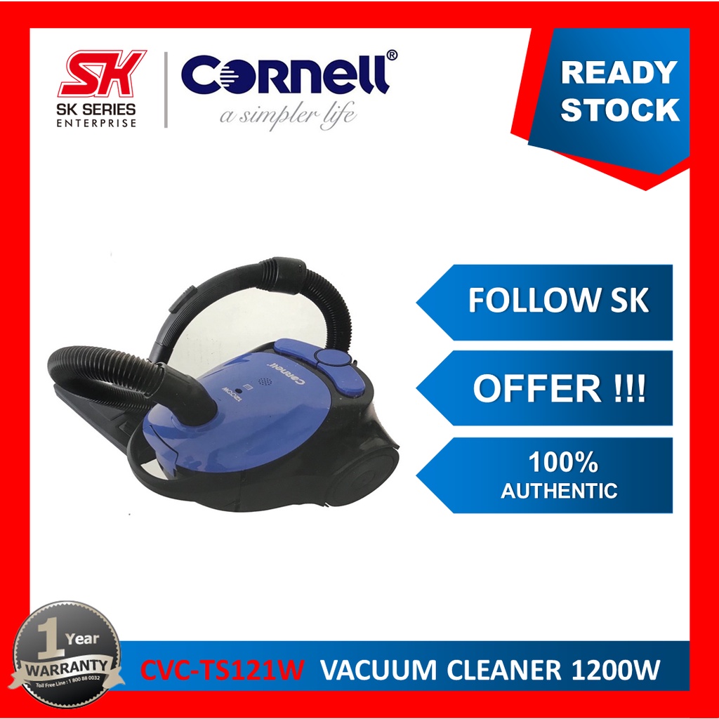 CORNELL VACUUM CLEANER CVC-TS121W / CVCTS121W 1200W PENYEDUT HABUK ...