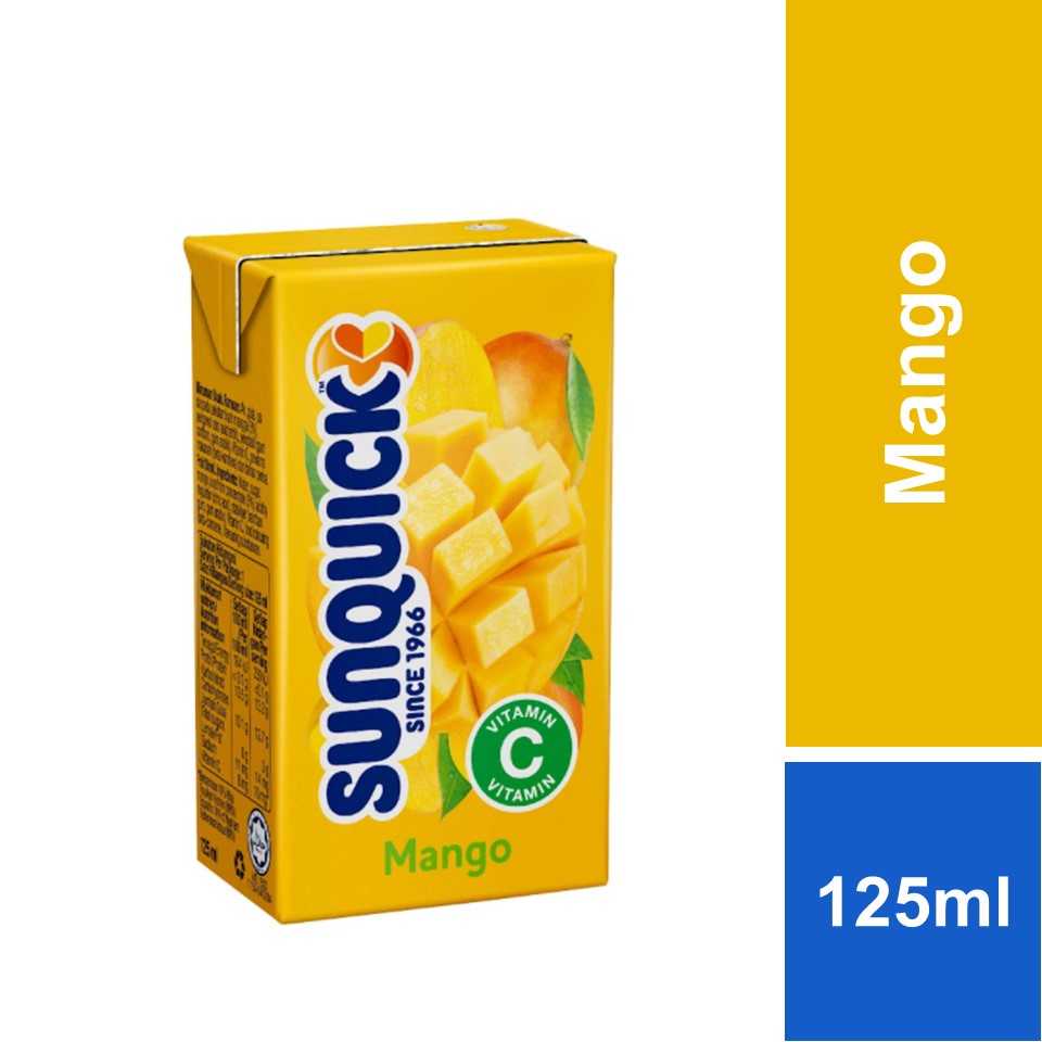 Sunquick Fruit Drink - Mango (125ml) | Shopee Malaysia