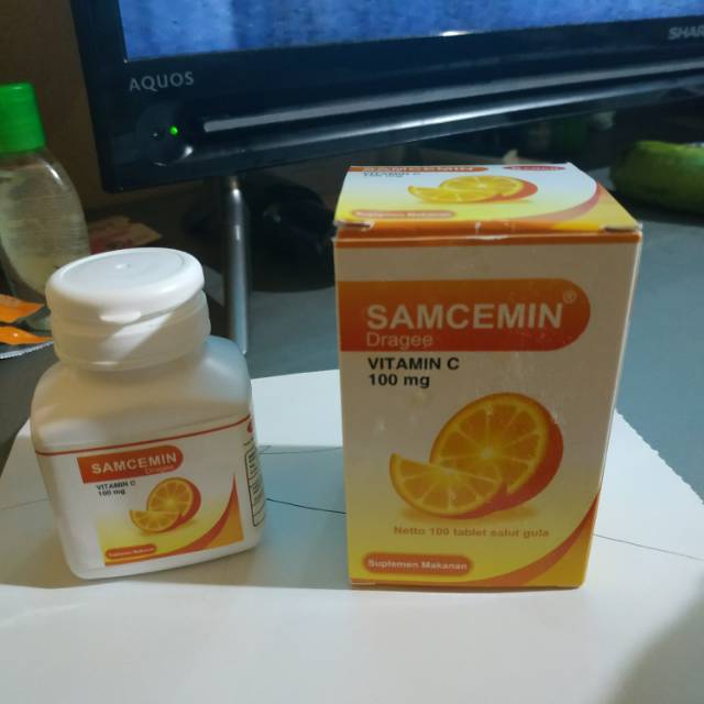 Samcemin vitamin c 100 mg | Shopee Malaysia