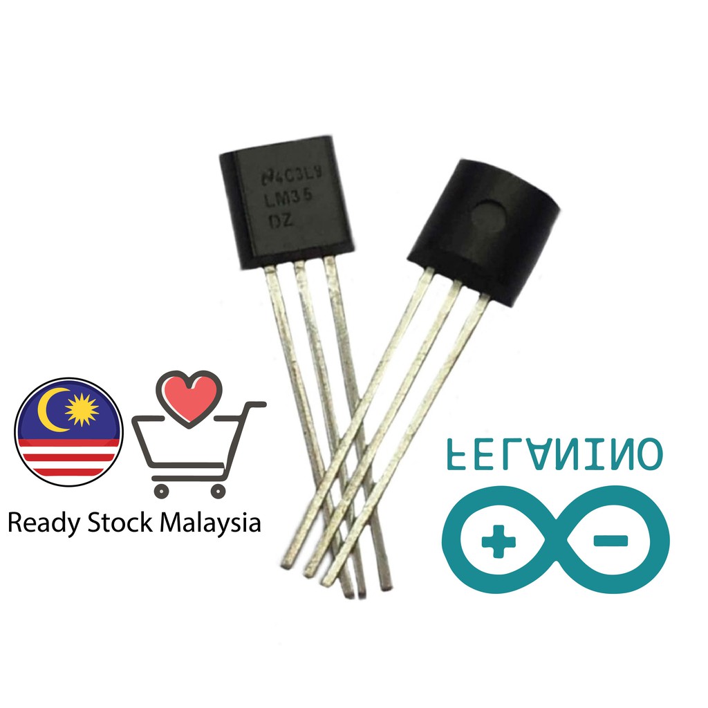 LM35 temperature sensor for Electronics Project | Shopee Malaysia