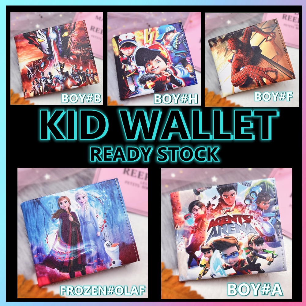 Dompet budak lelaki*boy kid wallet*ready stock short wallet for kid ...