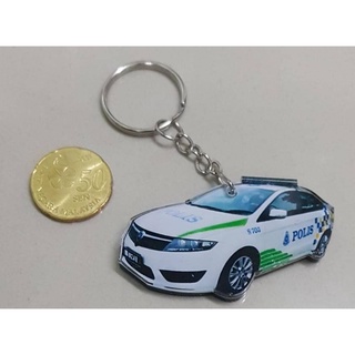 Proton preve pdrm polis police keychain 2d | Shopee Malaysia