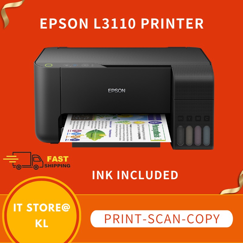 Epson ECO Tank L3210 Printer (CANON G2000 CANON G2010 HP 315 BROTHER ...