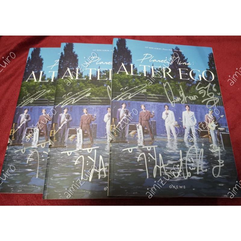 Signed ONEWE - 1st Mini Album [Planet Nine : Alter Ego] by Mwave ...