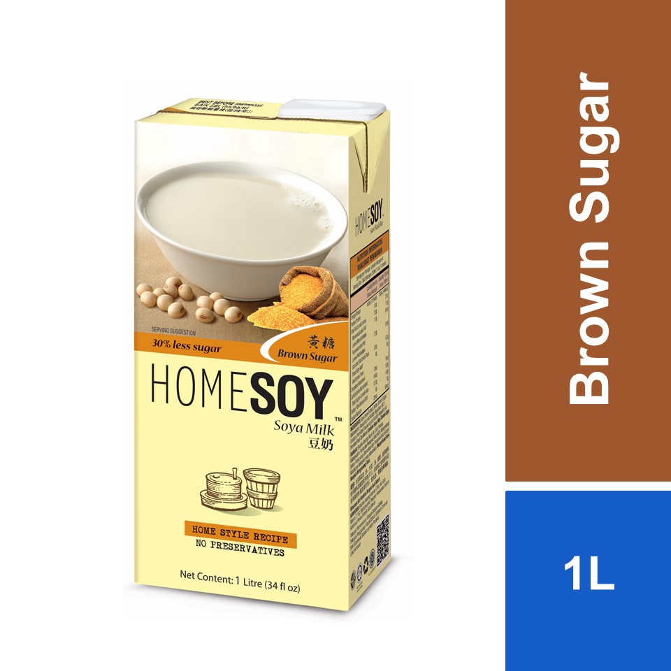 Homesoy Soya Milk Brown Sugar 1L | Shopee Malaysia