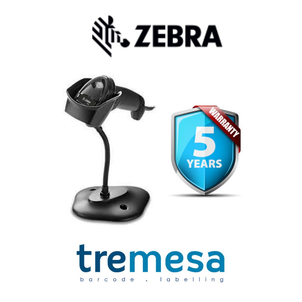 Zebra DS2208 QR 2D Barcode Scanner with Stand - USB | Shopee Malaysia