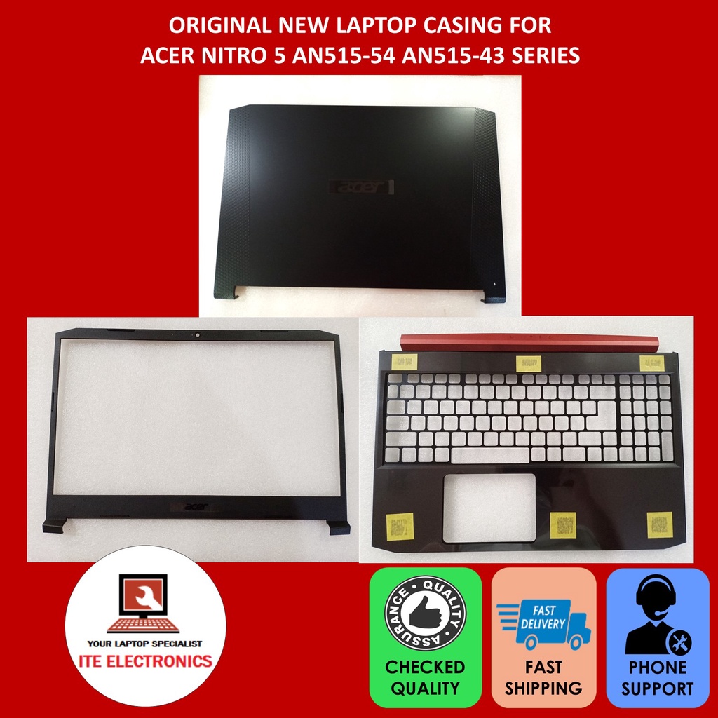 NEW ACER NITRO 5 AN515-54 AN515-43 AN515-57 SERIES LCD BACK COVER FRONT ...