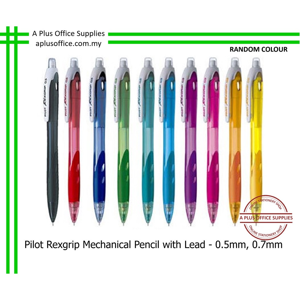 PILOT Rexgrip Mechanical Pencil with Lead / Pensel Mekanikal dan Mata ...