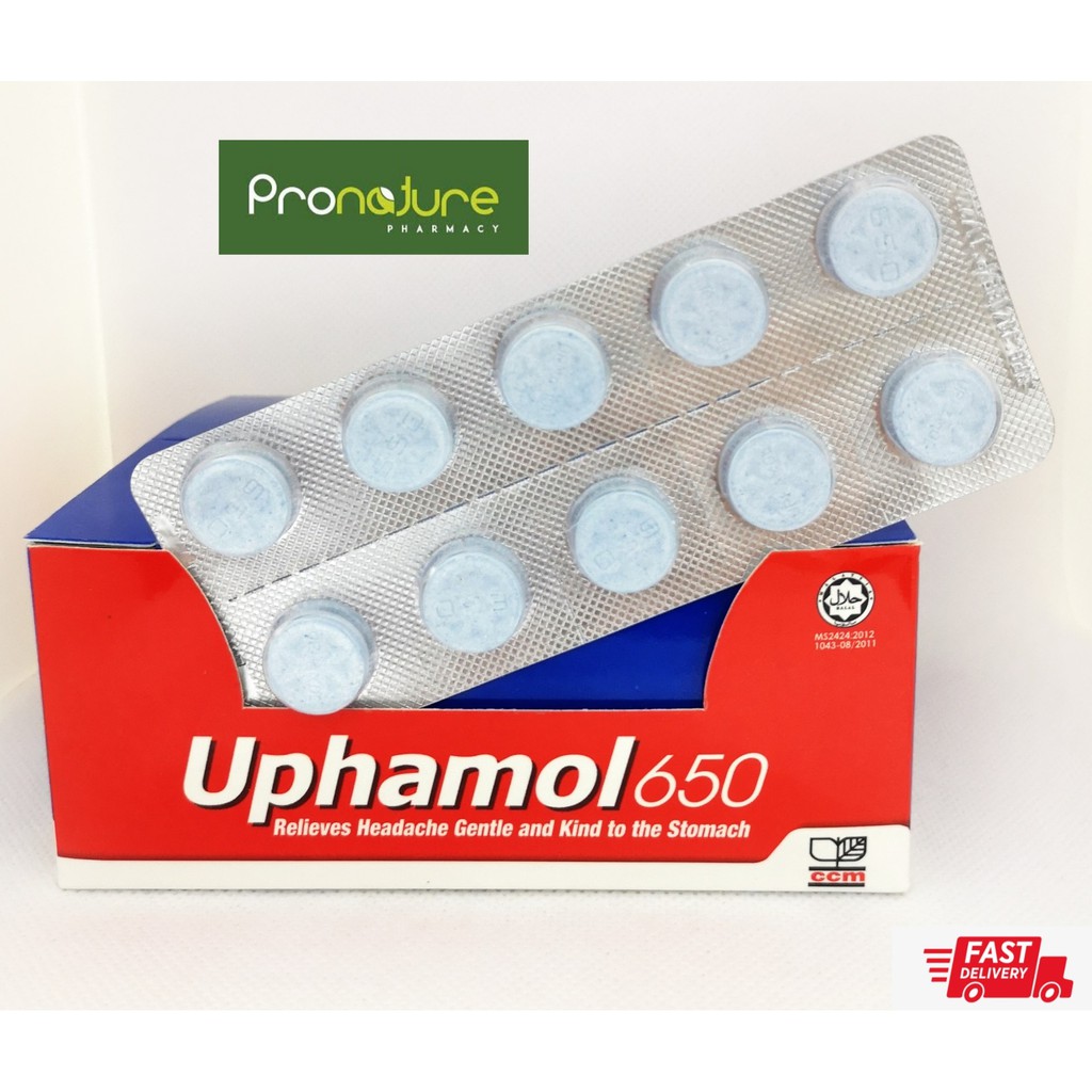 UPHAMOL 650MG STRIP 1X10TABS | Shopee Malaysia