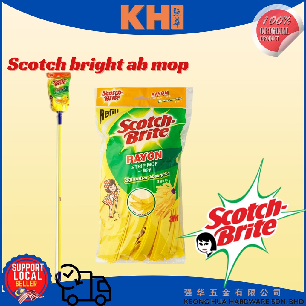 Scotch brite Absorption mop with handle | Shopee Malaysia