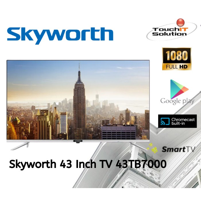Skyworth 43 Inch TV 43TB7000 Full HD Smart Android LED TV | Shopee Malaysia