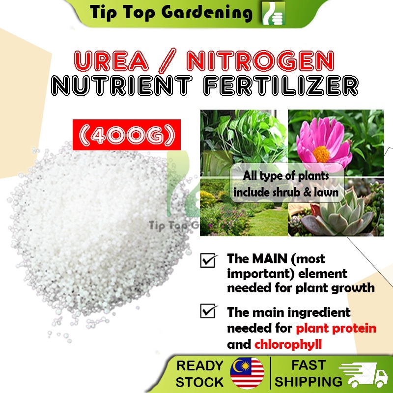400 GRAM UREA FERTILIZER Formulated Urea 46%N BAJA RUMPUT POKOK TANAMAN ...