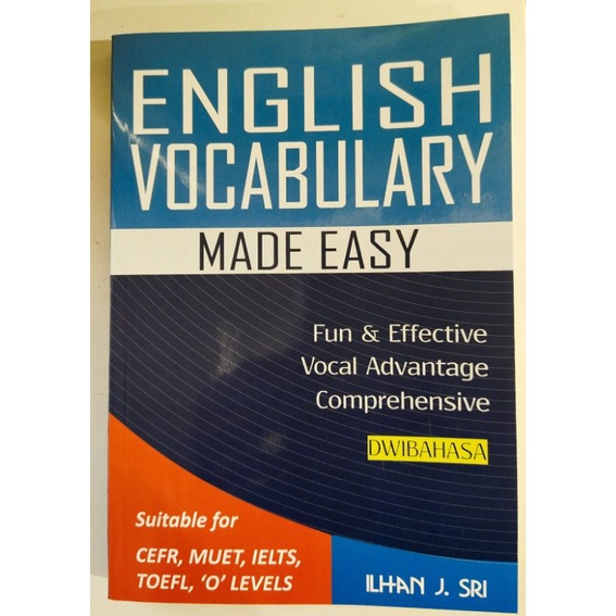 ENGLISH VOCABULARY MADE EASY(DWIBAHASA) | Shopee Malaysia