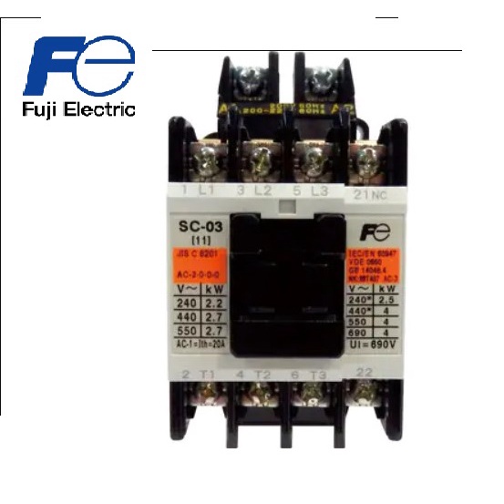 FUJI ELECTRIC Magnetic Contactor SC03 | Shopee Malaysia