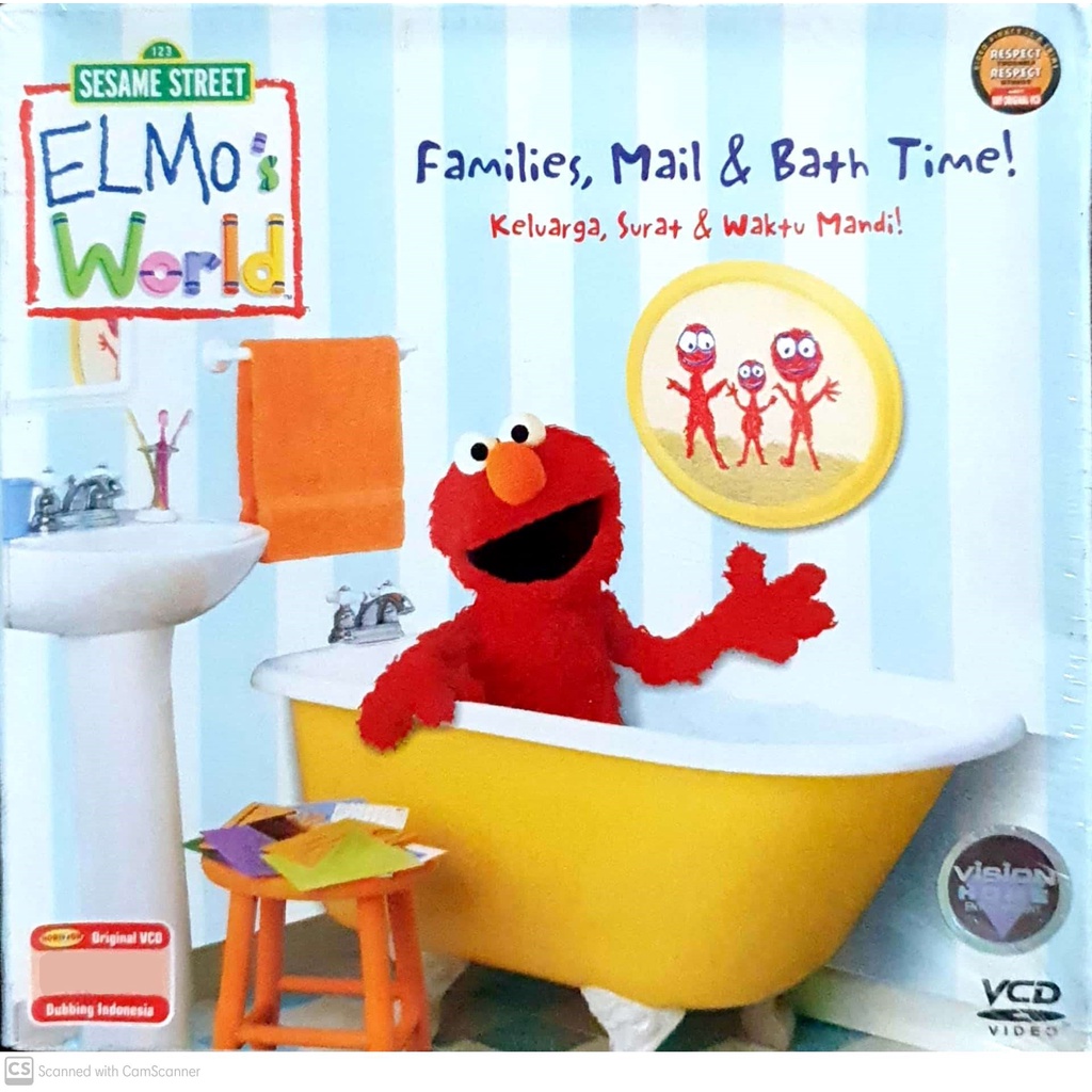 Sesame Street Elmo's World: Families, Mail & Bath Time! | Original Vcd ...