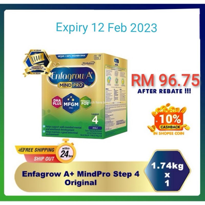 Enfagrow A+ MindPro Step 4 Original 1.74kg : 100% Authentic from Mead ...
