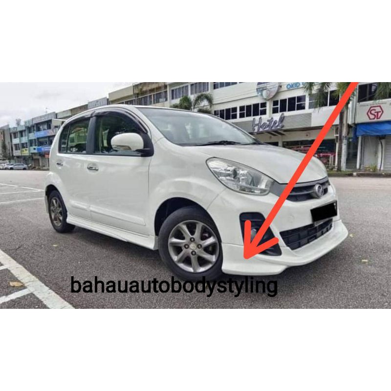 Perodua Myvi 2011-2016 Extreme Front Skirt (PU) | Shopee Malaysia