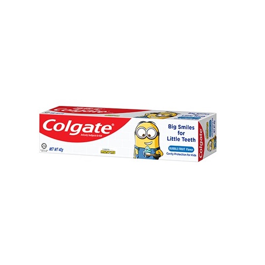 Colgate Kids Minion Anticavity Toothpaste 40G (BUBBLE FRUIT FLAVOR ...
