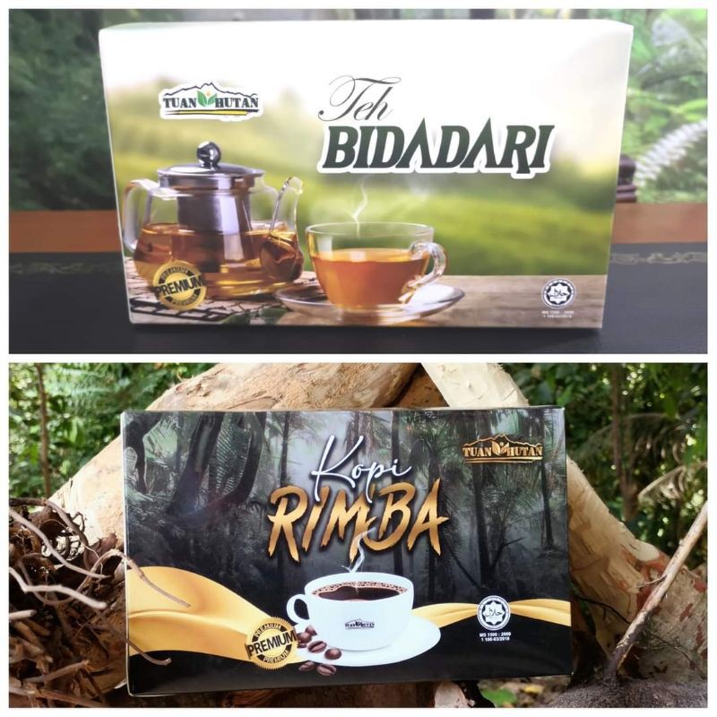 Tuan Hutan Kopi Rimba dan Teh Bidadari Combo Sets | Shopee Malaysia