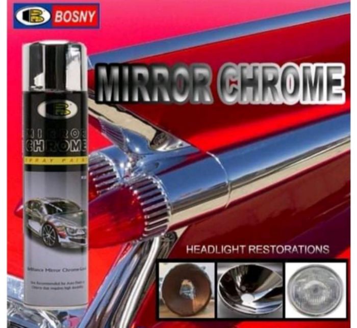 Bosny B123 Mirror Chrome Spray Paint Samurai SPRAY MOTOR Chrome Powder ... Bosny B123 Mirror Chrome Spray Paint Samurai SPRAY MOTOR Chrome Powder ...