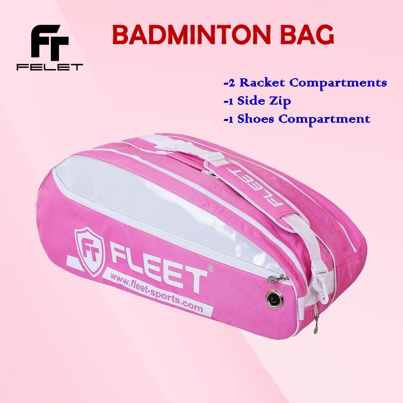 Fleet Felet Pink Badminton Bag | Shopee Malaysia