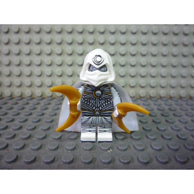 Custom Lego Marvel Super Heroes - Moon Knight w/Boomerang Mini Figure ...