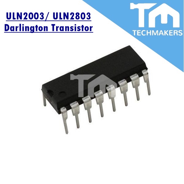 ULN2003 ULN 2003 / ULN2803 Darlington Transistor Arrays for Stepper Motor, DIP-16 | Shopee Malaysia