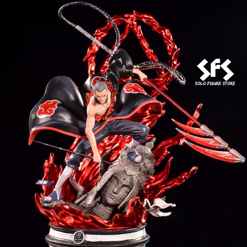 Naruto Akatsuki Hidan Mask Figure 38cm Copy Resin GK Action Figure ...