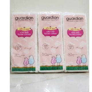 Guardian Watson Facial Cotton Pad (200/240 pcs x 3 pkt) Kapas Muka ...