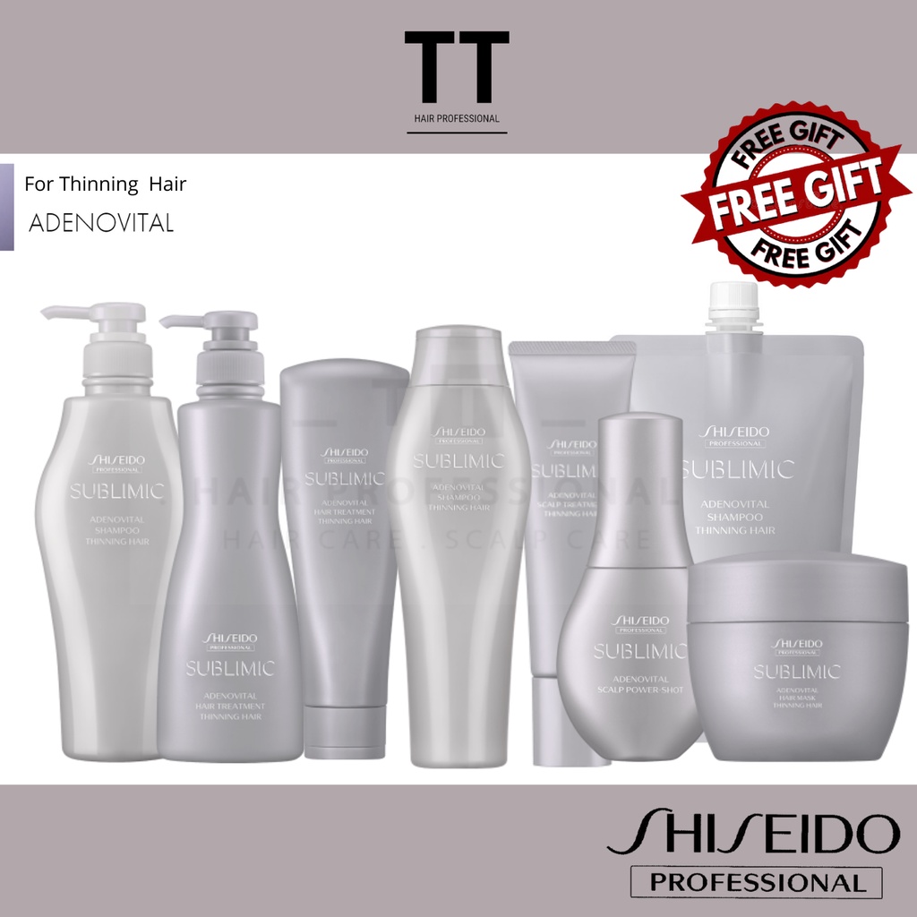 Shiseido Sublimic Adenovital For Hair Loss Scalp Care Shampoo | Treatment | Mask | Tonic | Power ...