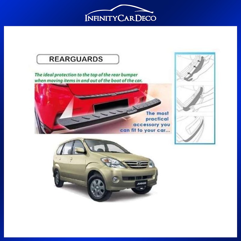 Toyota Avanza 2003-2010 Rear Bumper Step Protector Guard | Shopee Malaysia