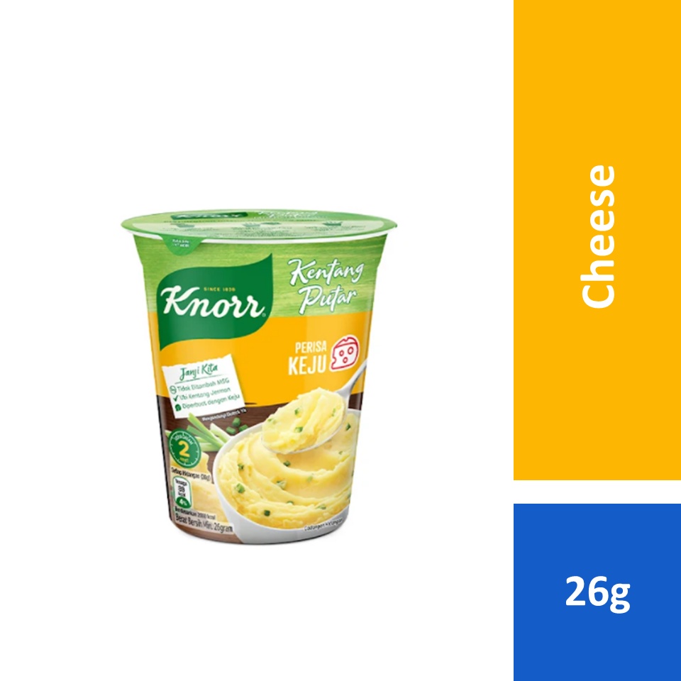 Knorr Cup Mashed Potato Cheese 26g | Shopee Malaysia Knorr Cup Mashed Potato Cheese 26g | Shopee Malaysia