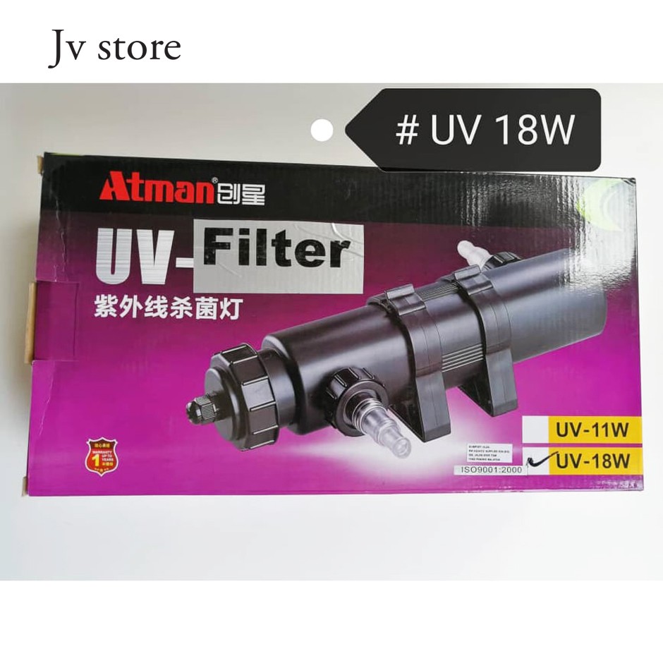 Atman UV Filter 18W Fish Aquarium Pond Tank Pool UV-18W | Shopee Malaysia