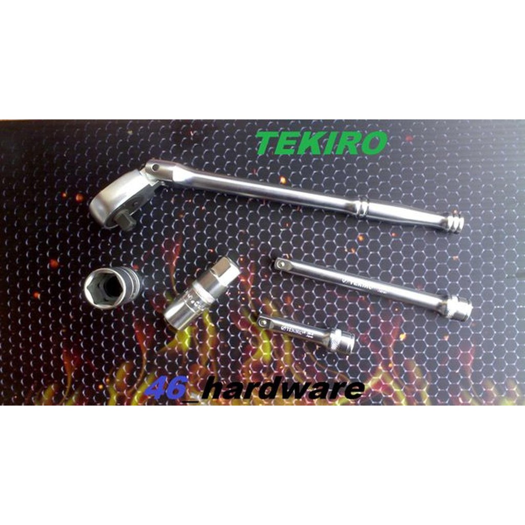 Tekiro Tune Up Kit 5 Pcs - 16mm 21mm Spark Plug Lock Rachet Ext Bar ...