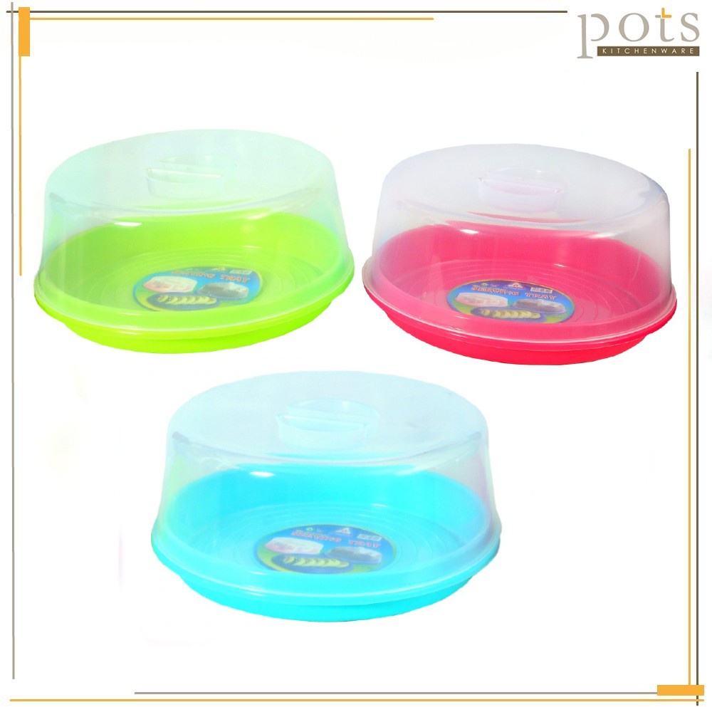 Best Ware High Quality Round Cake Kuih Bread Serving Tray Storage ...