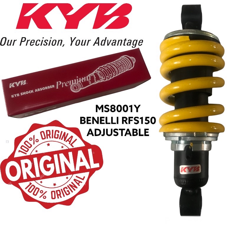 BENELLI RFS 150 RFS150I ADJUSTABLE 100% ORIGINAL KAYABA KYB REAR ...