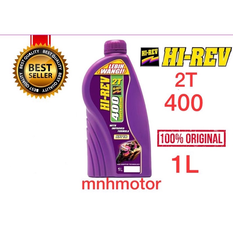 HI-REV 400 2T API TB 1L (100% ORIGINAL ) | Shopee Malaysia