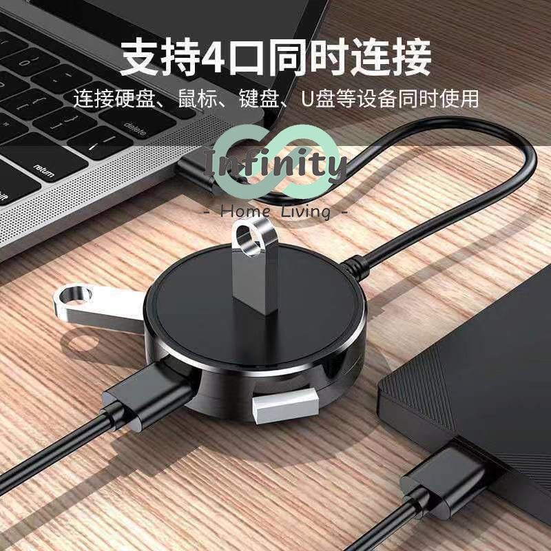 Usb splitter 3.0 one with six high-speed external laptop multi ...