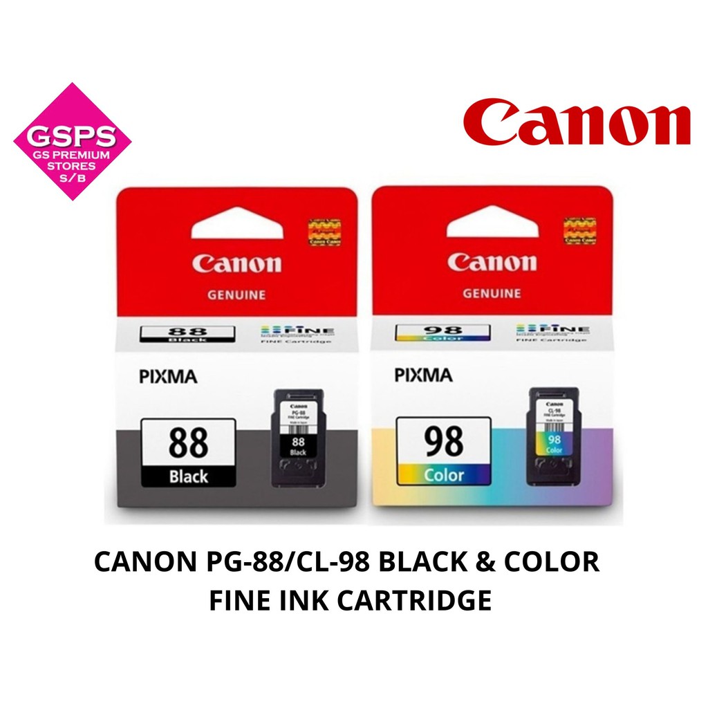 CANON PG-88/CL-98 BLACK & COLOR FINE INK CARTRIDGE | Shopee Malaysia